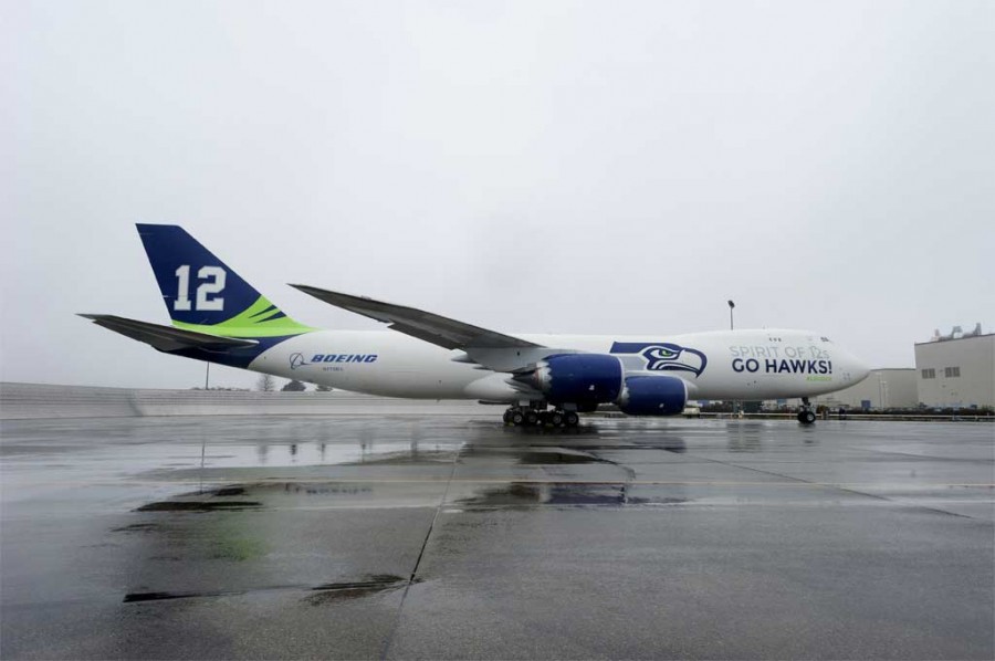 Boeing celebra que los Seattle Seahawks llegan a la Super Bowl - Fly News