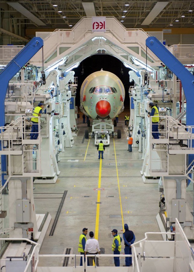 Inicio del montaje del tercer Airbus A350 XWB - Fly News
