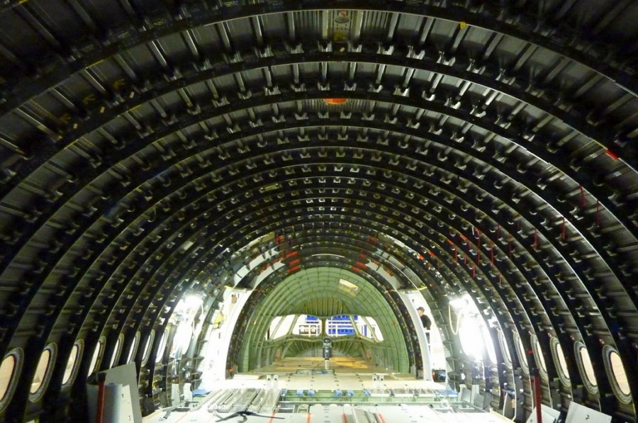 Airbus A350 XWB: Primer fuselaje delantero - Fly News