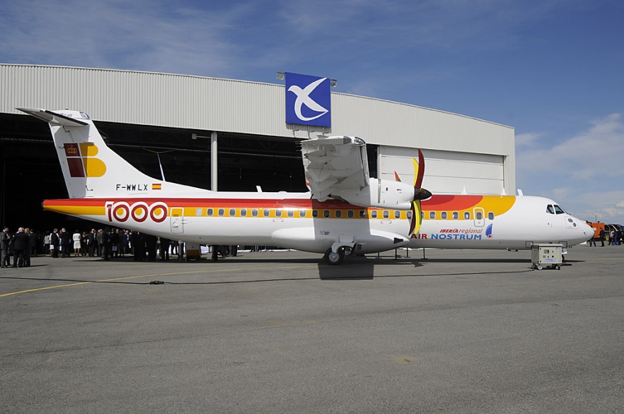 Air Nostrum recibe el ATR número 1000 - Fly News