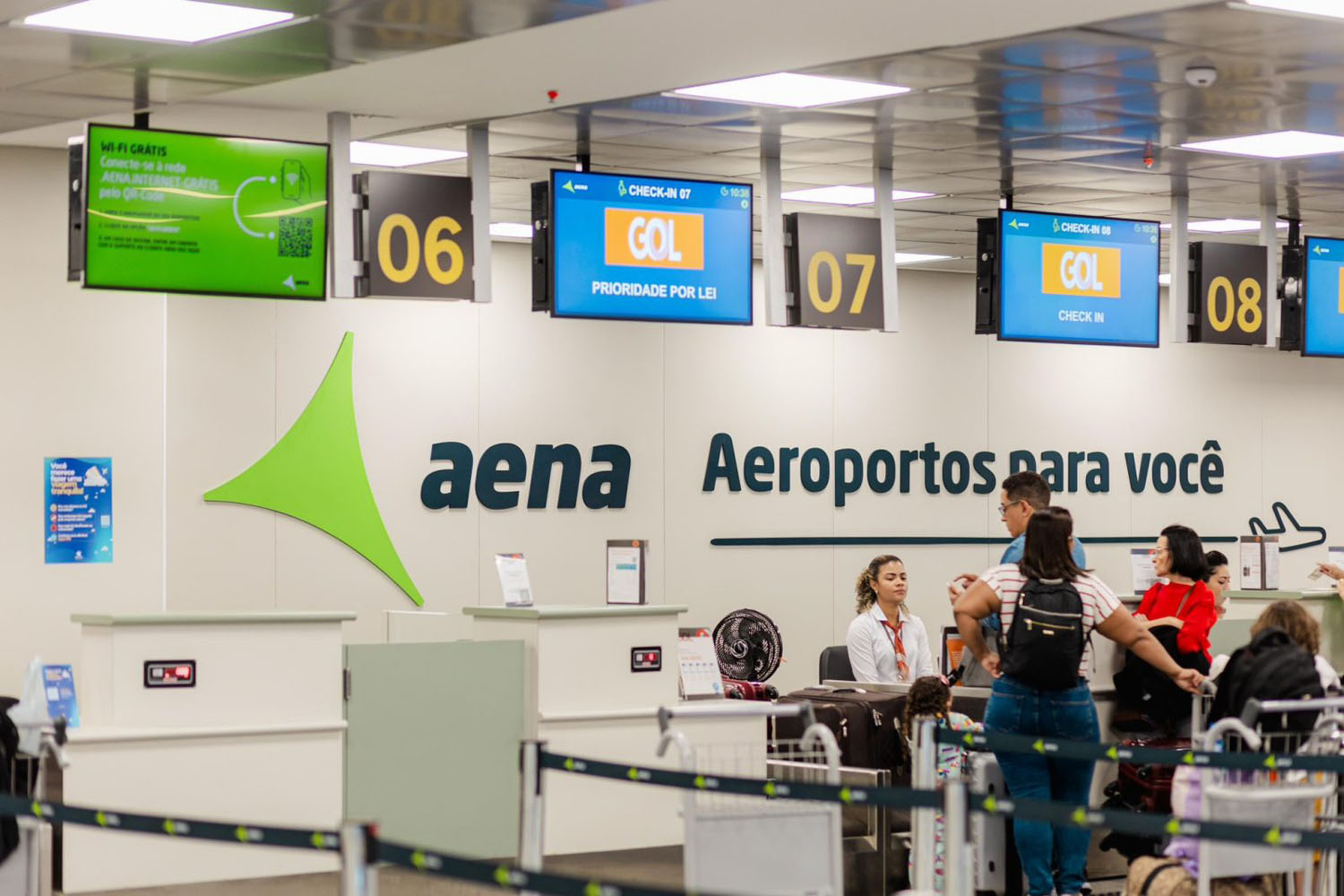 Aena obtuvo un beneficio de 301 millones de euros en el primer ...