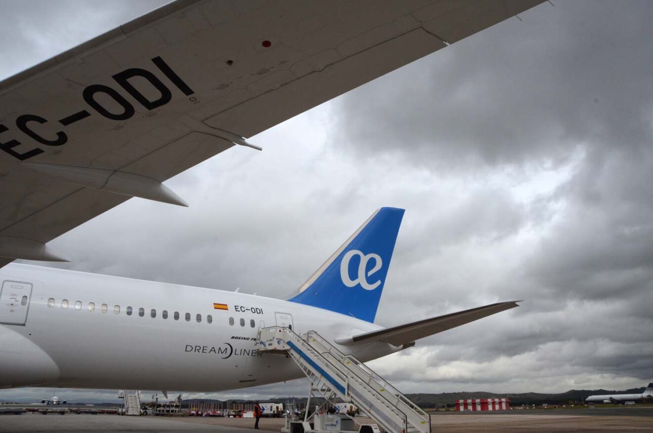 Air Europa presenta sus nuevos Boeing 787 y hangar en Barajas ...