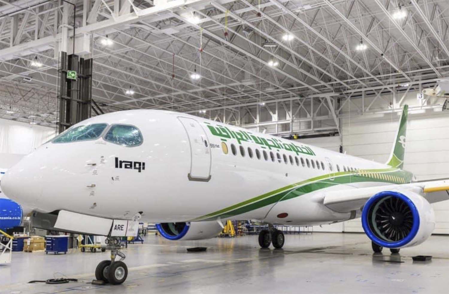 Airbus pinta el primer A220 para Iraqi Airways - Fly News