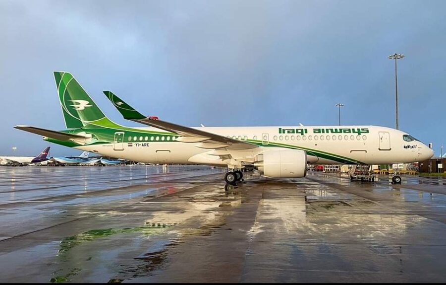Iraqi Airways recibe su primer Airbus A220 - Fly News