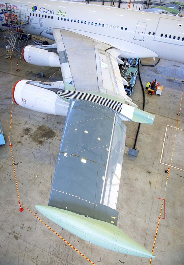 Vuela el demostrador Airbus BLADE con una ala laminar - Fly News