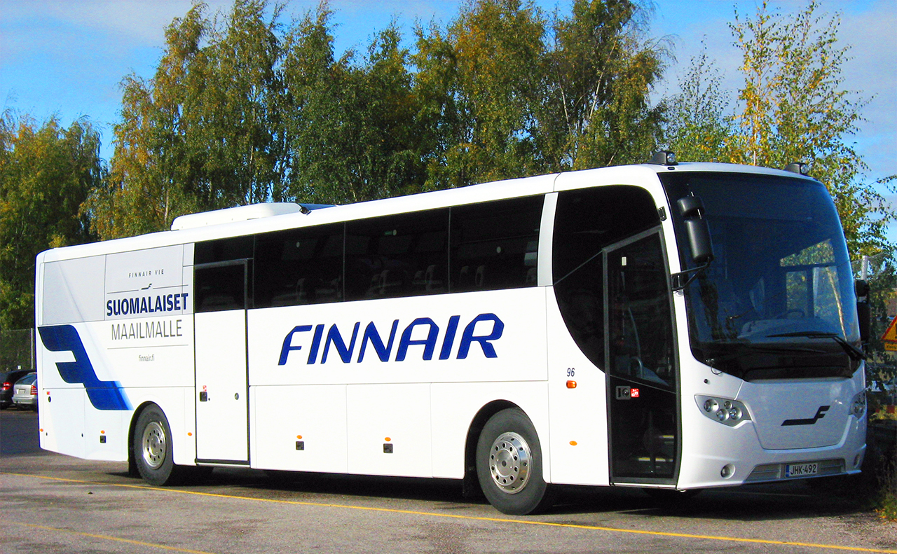 Finnair cambia aviones por autobuses - Fly News