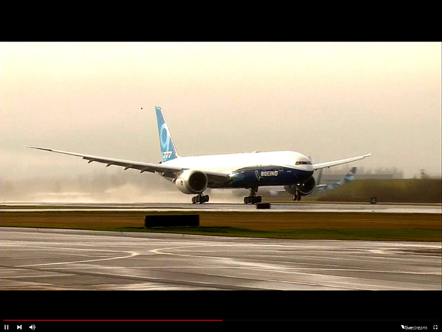 Así fue el primer vuelo del Boeing 777-9 - Fly News