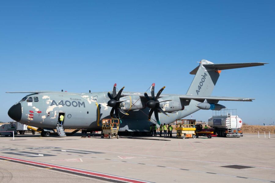 Airbus vuela el A400M con SAF - Fly News