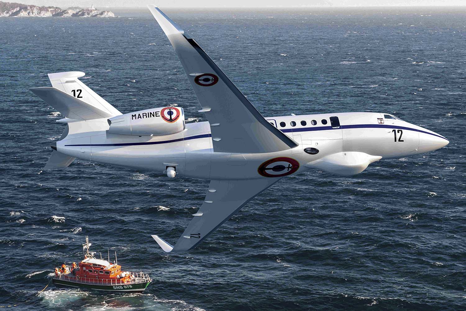 Francia elige el Dassault Falcon 2000 para vigilancia naval - Fly News