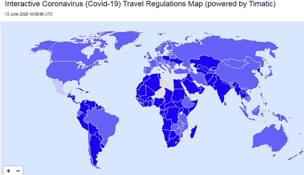 IATA lanza un mapa interactivo de restricciones de vuelo en el mundo ...