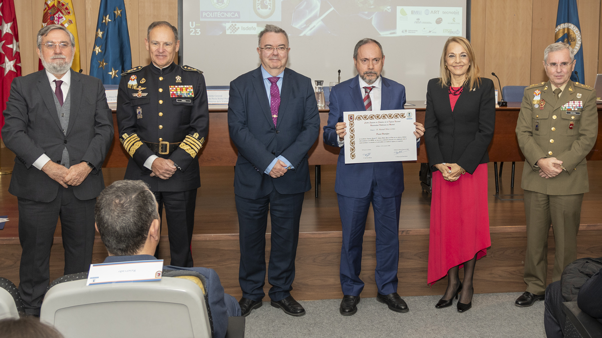 Manuel Pérez Cortés, de ETSI, premio honorífico Cátedra Antonio Remón - Fly News