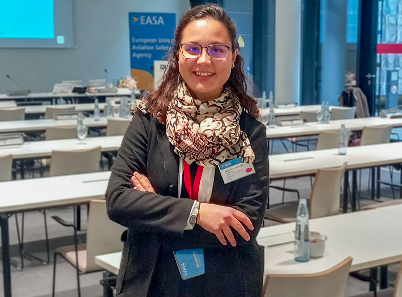 AESA premia a una alumna de la ETSIAE por optimizar el espacio aéreo