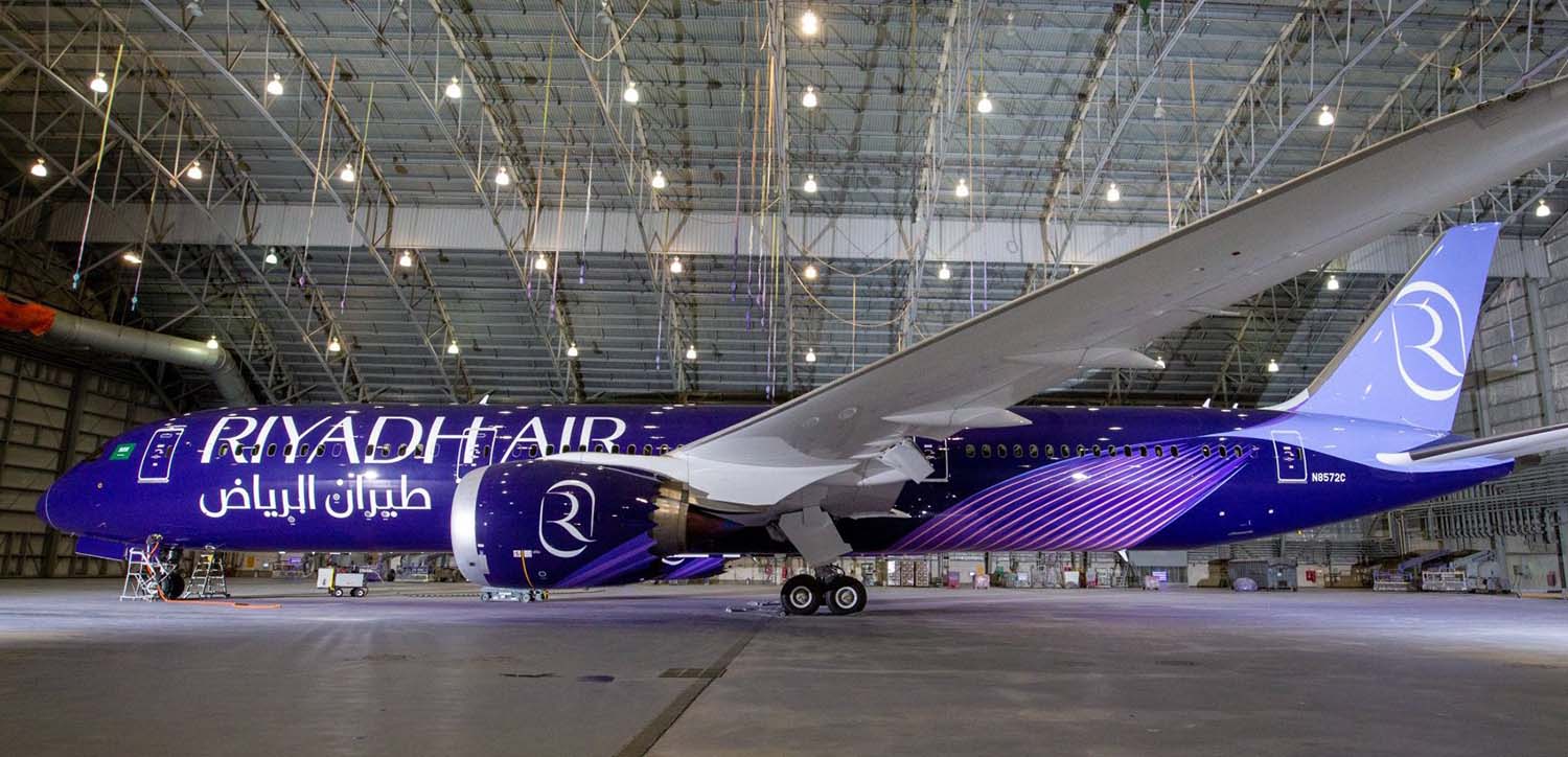 Boeing pinta un B-787 para Riyadh Air dos años antes de la entrega ...