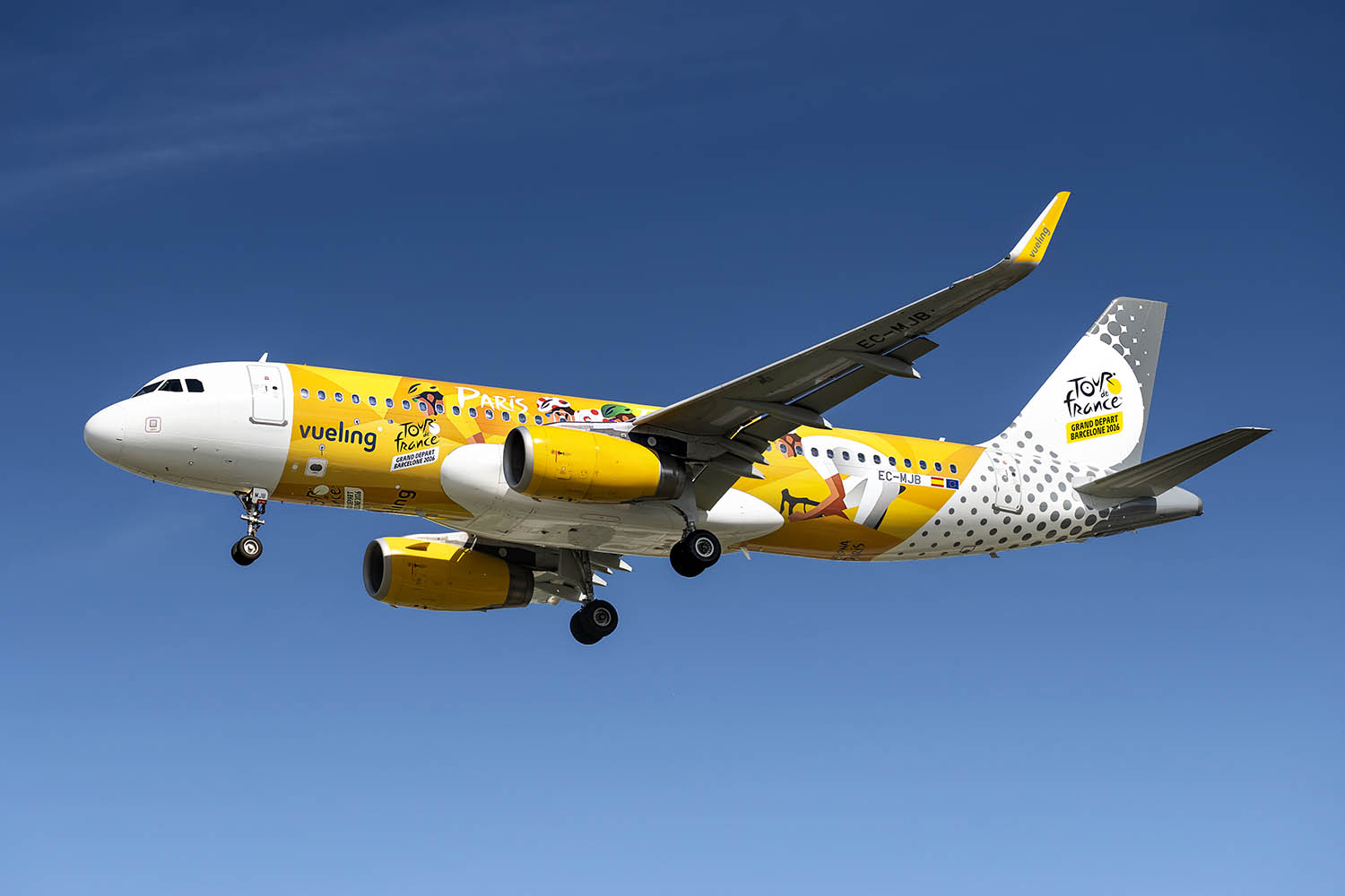 Vueling dedica un Airbus A320 al Tour de Francia 2026 - Fly News